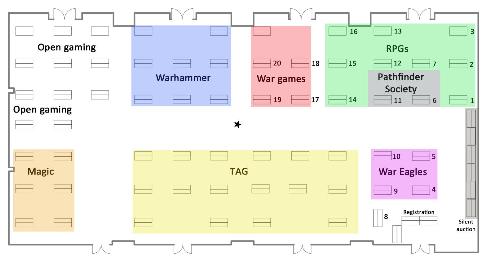 Gamesfest Table Map – Gamesfest